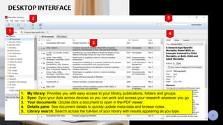 Guide to Mendeley Desktop | PPTX