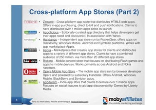 Mobile App Stores Guide | PDF