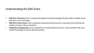 Guide to MRCP and EDIC Exam with Farz Academy | PPTX