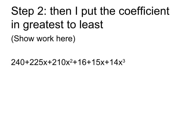 Guide To Multiplying A Binomial And A Trinomial Ppt