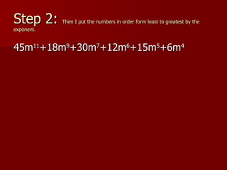Guide to multiplying trinomials | PPT