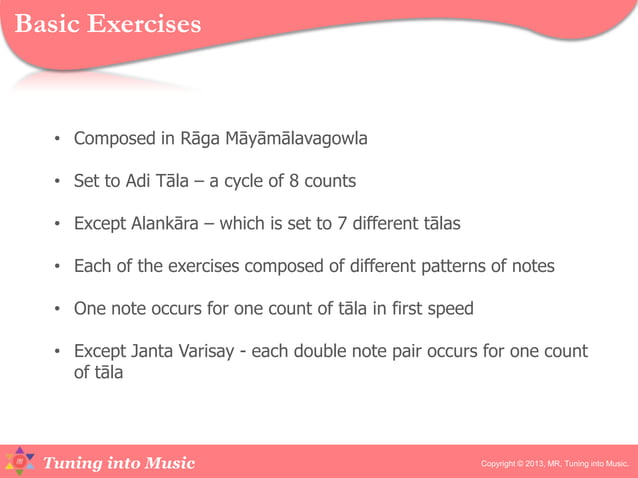 Guide to understanding Carnatic Music Notations | PPSX | Classical ...
