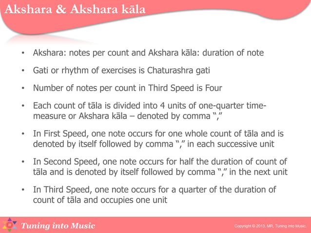 Guide to understanding Carnatic Music Notations | PPSX | Classical ...