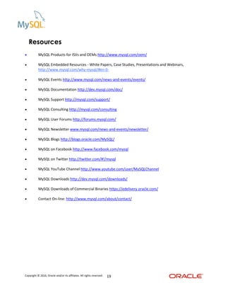 Guide to MySQL Embedded | PDF