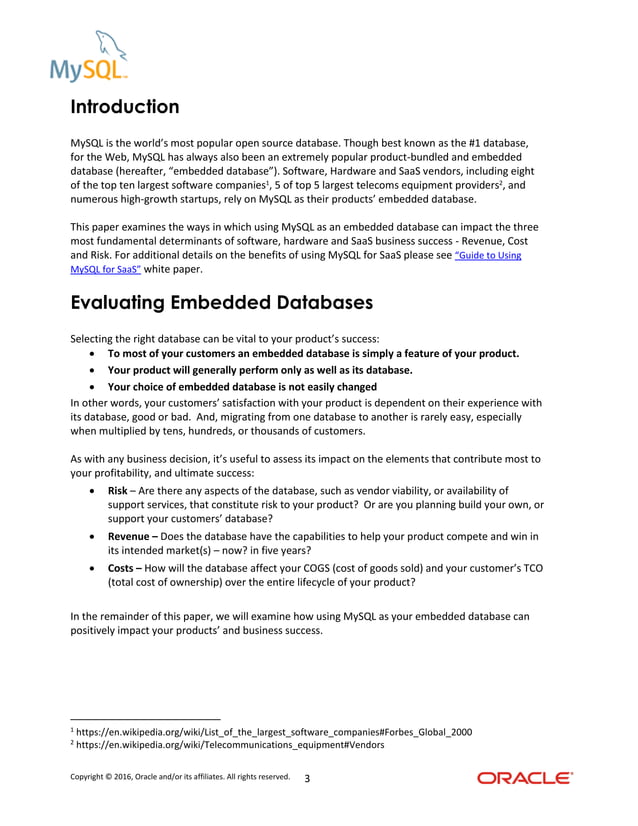 Guide to MySQL Embedded | PDF