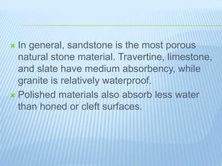 Guide to natural stone flooring | PPTX