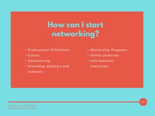 Guide to Networking in Canada for Newcomers | PPTX