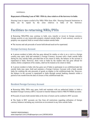 Guide to NRI Investment | PDF