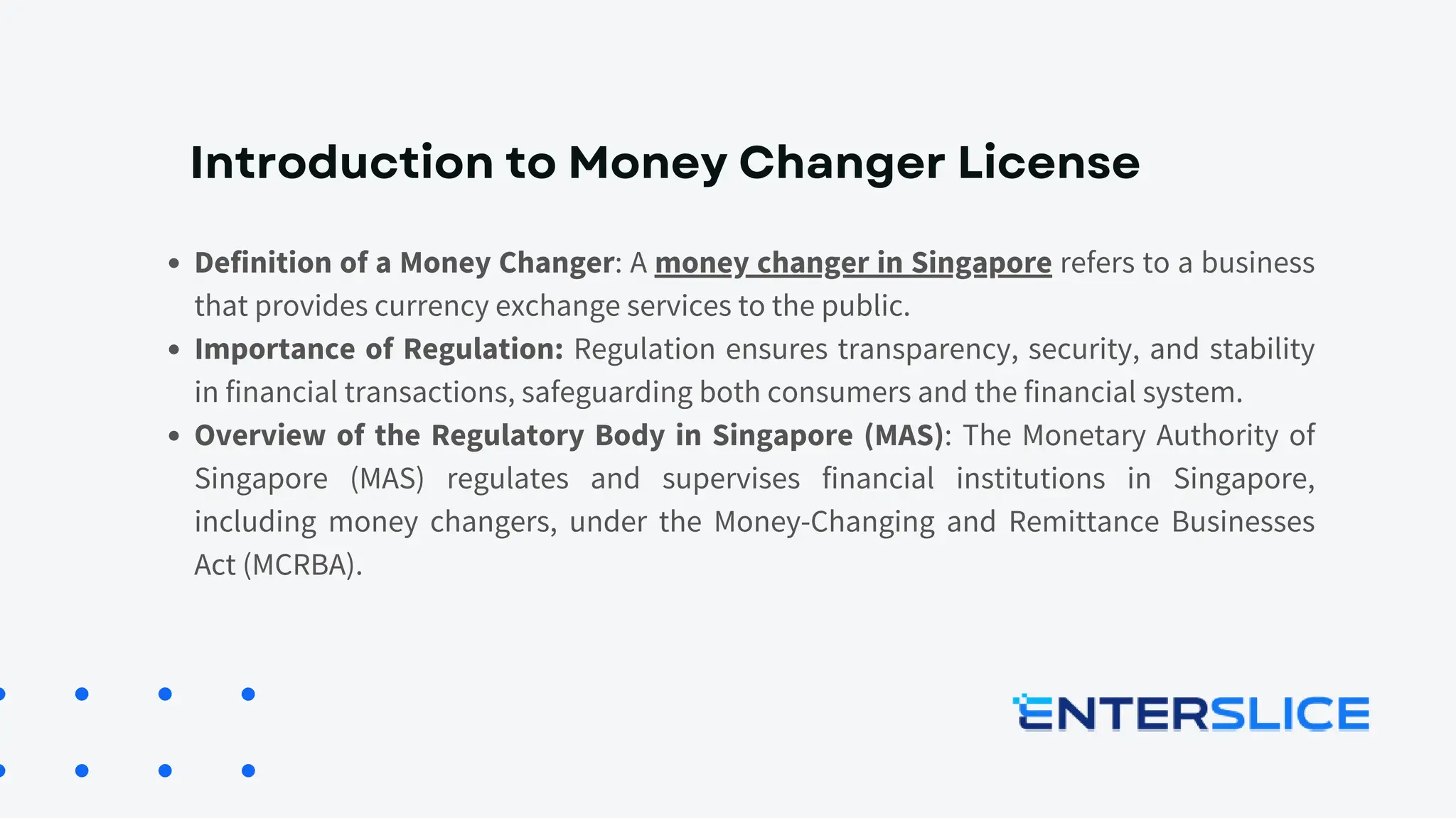 Guide to Obtaining a Money Changer License in Singapore | PPT