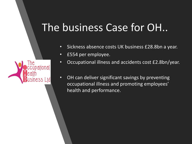 Guide to Occupational Health Referrals 22-11-17 | PPT