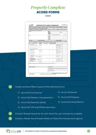 Practical Insurance On-boarding and Training | PDF