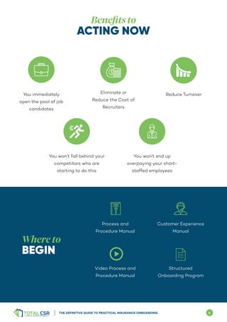 Practical Insurance On-boarding and Training | PDF