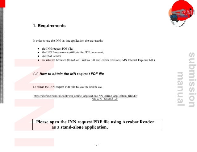 International Nonproprietary Names for Pharmaceutical