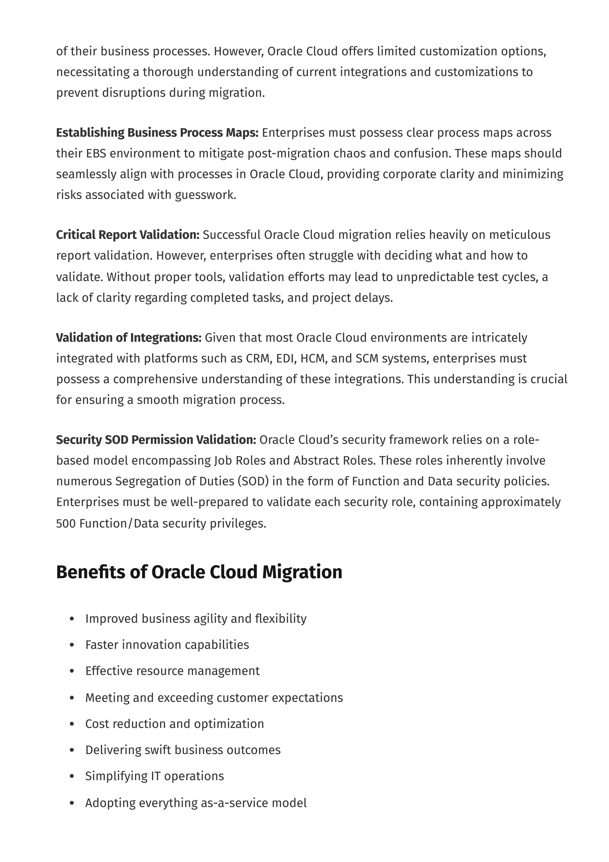 Guide To Oracle Cloud Migration Strategies Considerations And Opkey Automation Pdf