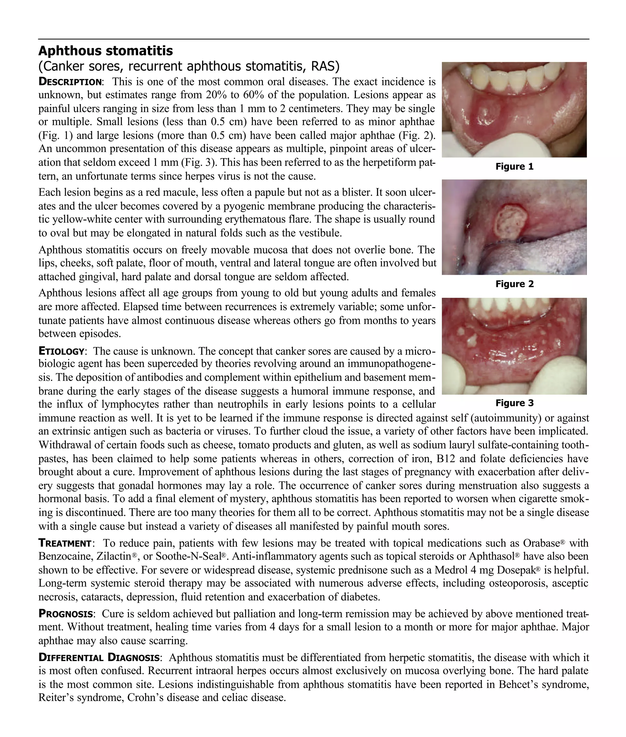 Guide to oral lesions | PDF