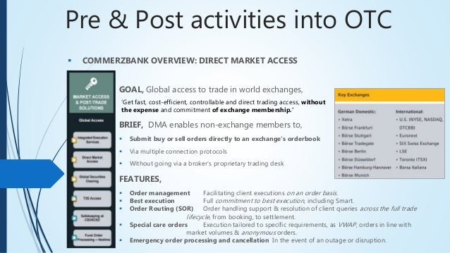 Guide to OTC Activities