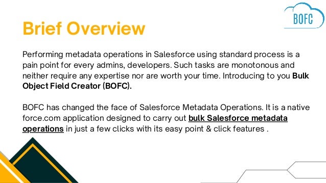 Guide To Perform Salesforce Metadata Operations | PPT