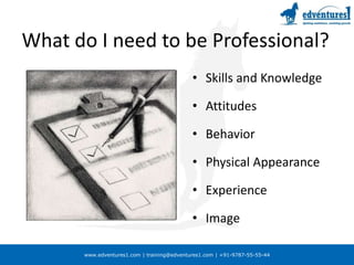 Guide to professionalism | PPTX