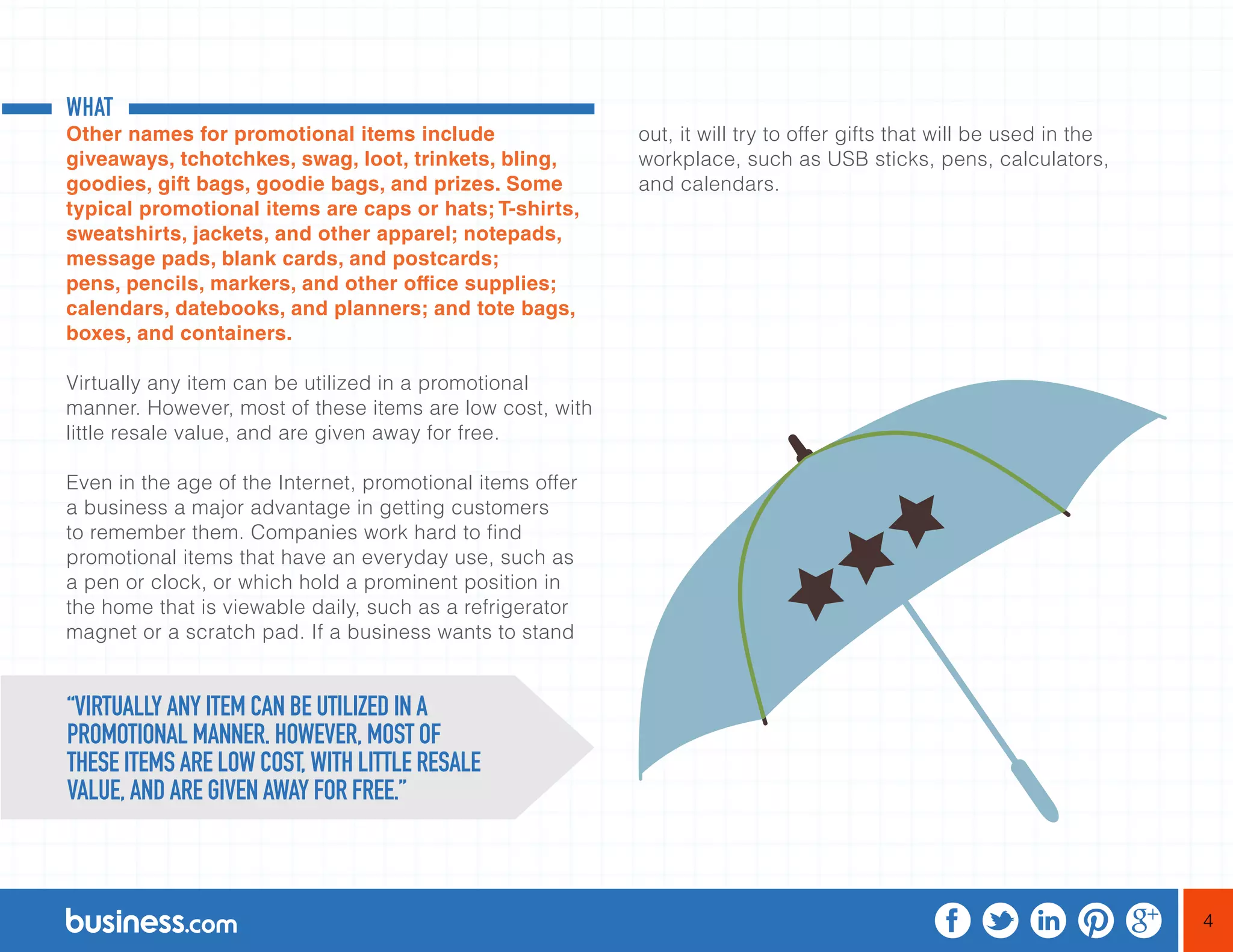 Guide to Promotional Items- Business.com | PDF