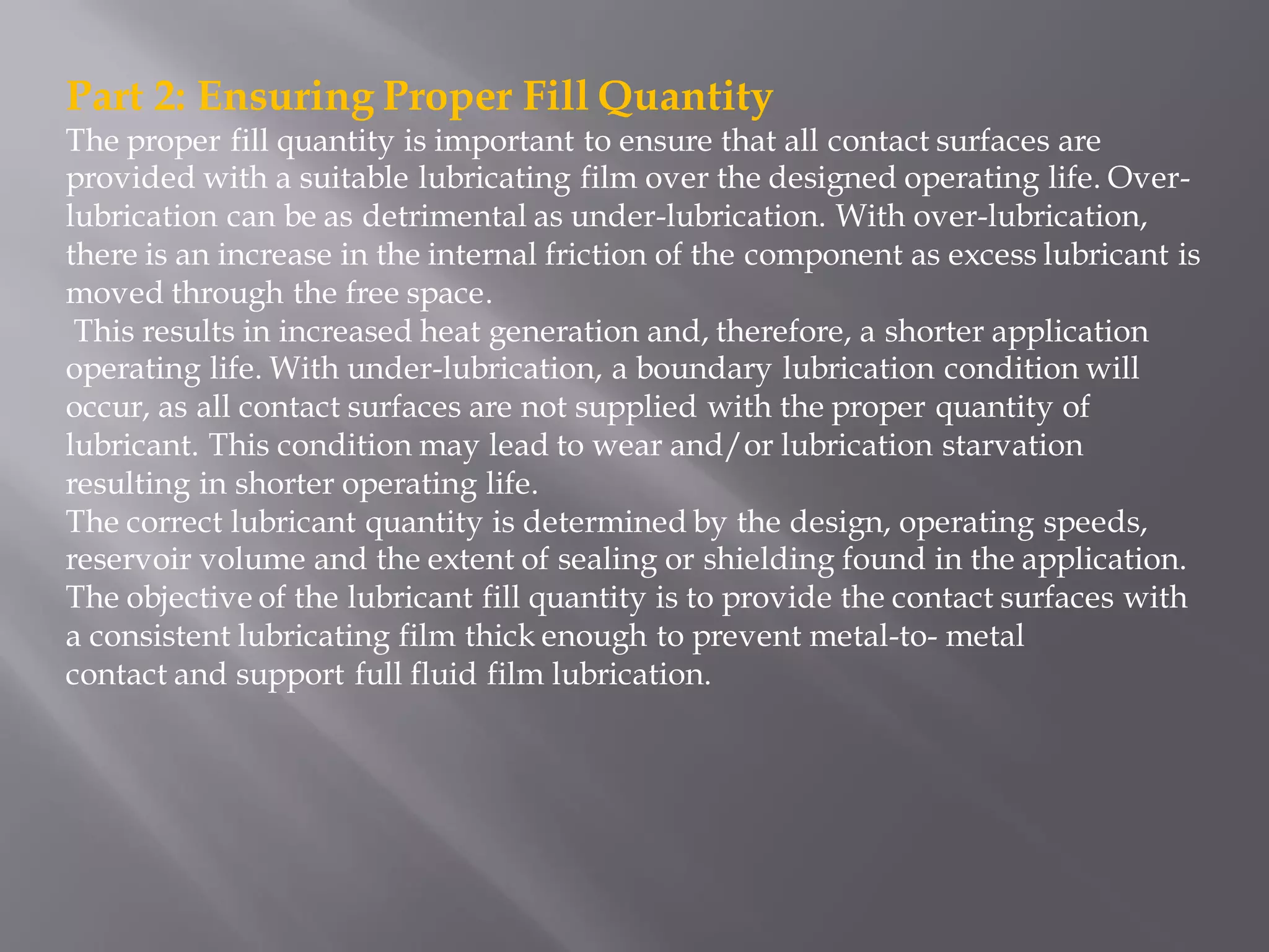 Guide to proper bearing lubrication procedures javid iqbal sodagar | PPT