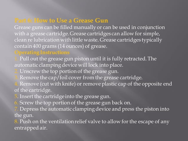 Guide to proper bearing lubrication procedures javid iqbal sodagar | PPT