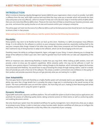 A Best Practices Guide to Quality Management | PDF