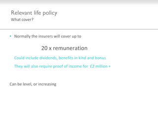 Guide to Relevant Life Policies | PPTX
