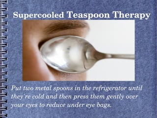 Simple Guide to remove Eye bags | PPT