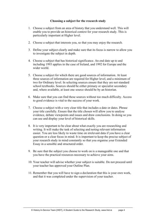 Guide to research study student guide | PDF