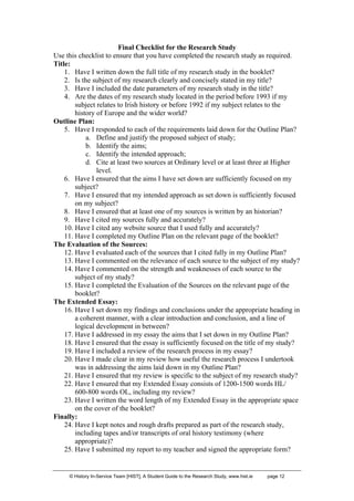 Guide to research study student guide | PDF