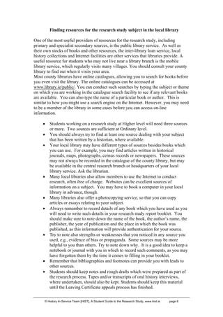 Guide to research study student guide | PDF