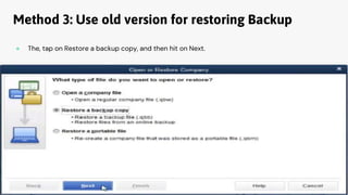 Guide to Resolve QuickBooks Missing Name List Problem.pptx