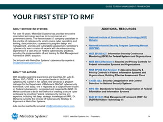 Guide to Risk Management Framework (RMF) | PDF | Operating Systems | Computer Software and ...