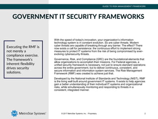 Guide to Risk Management Framework (RMF) | PDF