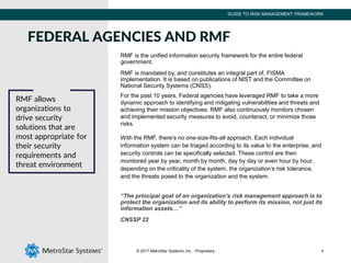 Guide to Risk Management Framework (RMF) | PDF