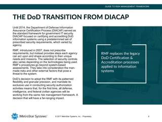 Guide to Risk Management Framework (RMF) | PDF