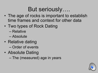 Guide to rock dating chap 4 | PPTX