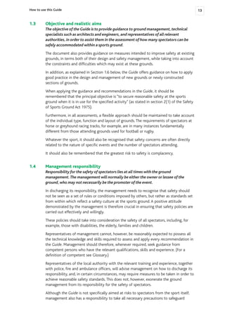 Guide to Safety at Sports Grounds - From Pro Life Guards | PDF