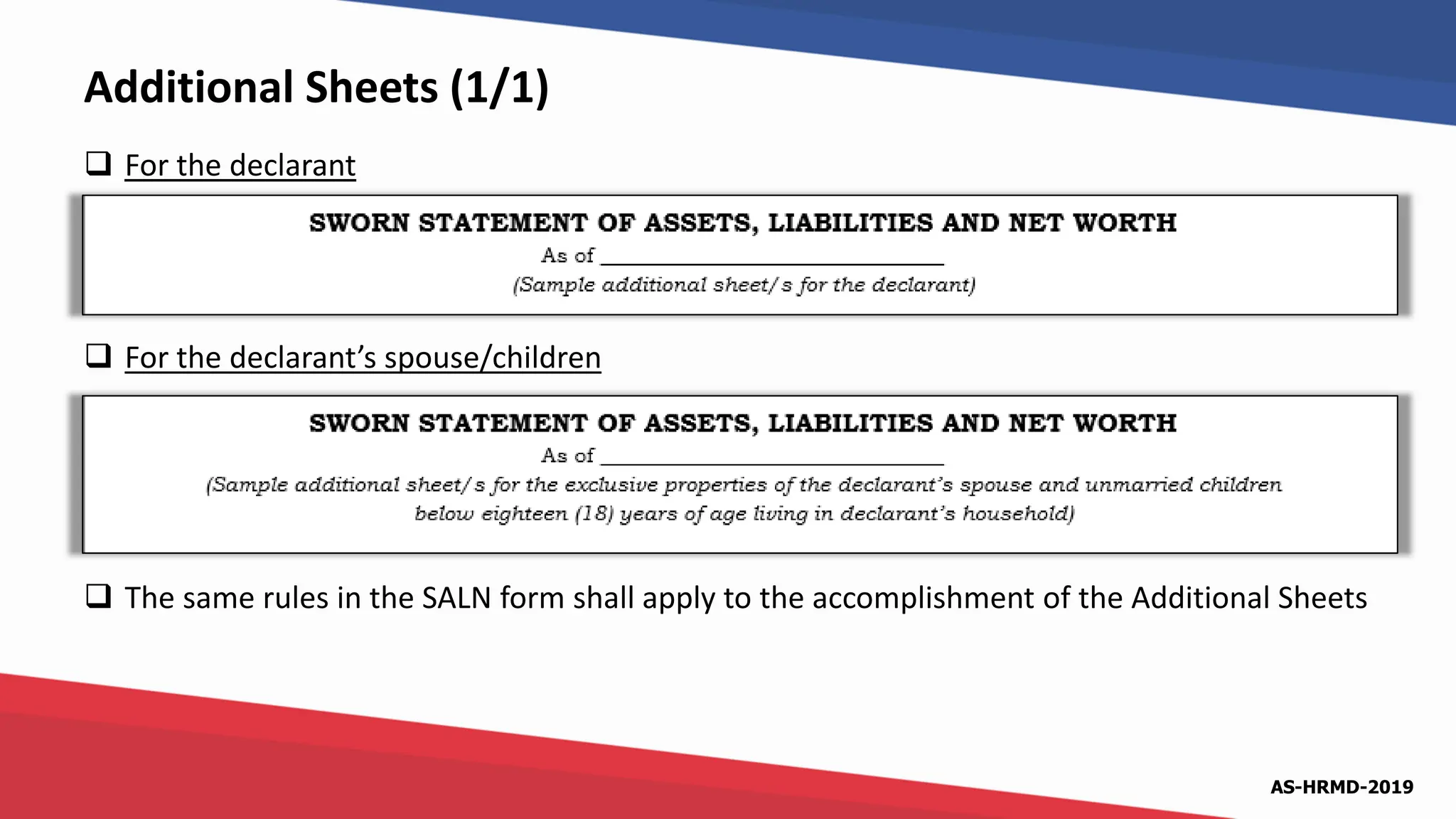 GUIDE TO Statement of Assets, Liabilities and Net Worth (SALN) | PDF