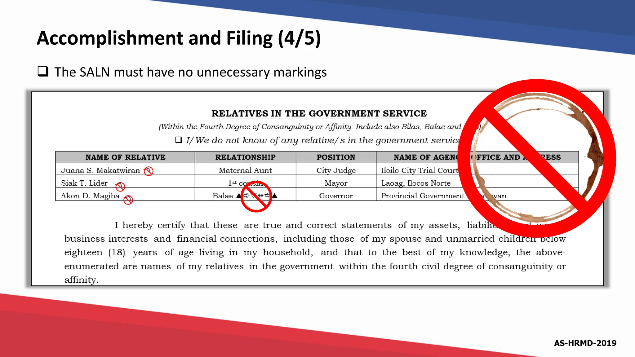 GUIDE TO Statement of Assets, Liabilities and Net Worth (SALN) | PDF