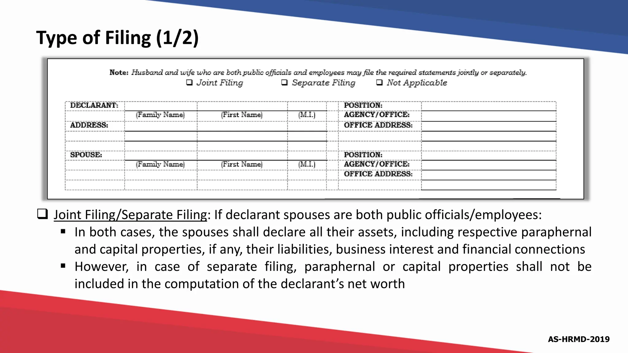 GUIDE TO Statement of Assets, Liabilities and Net Worth (SALN) | PDF