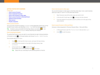 Guide to screener | PDF