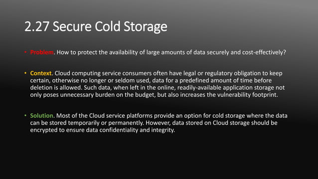 Guide to security patterns for cloud systems and data security in aws ...
