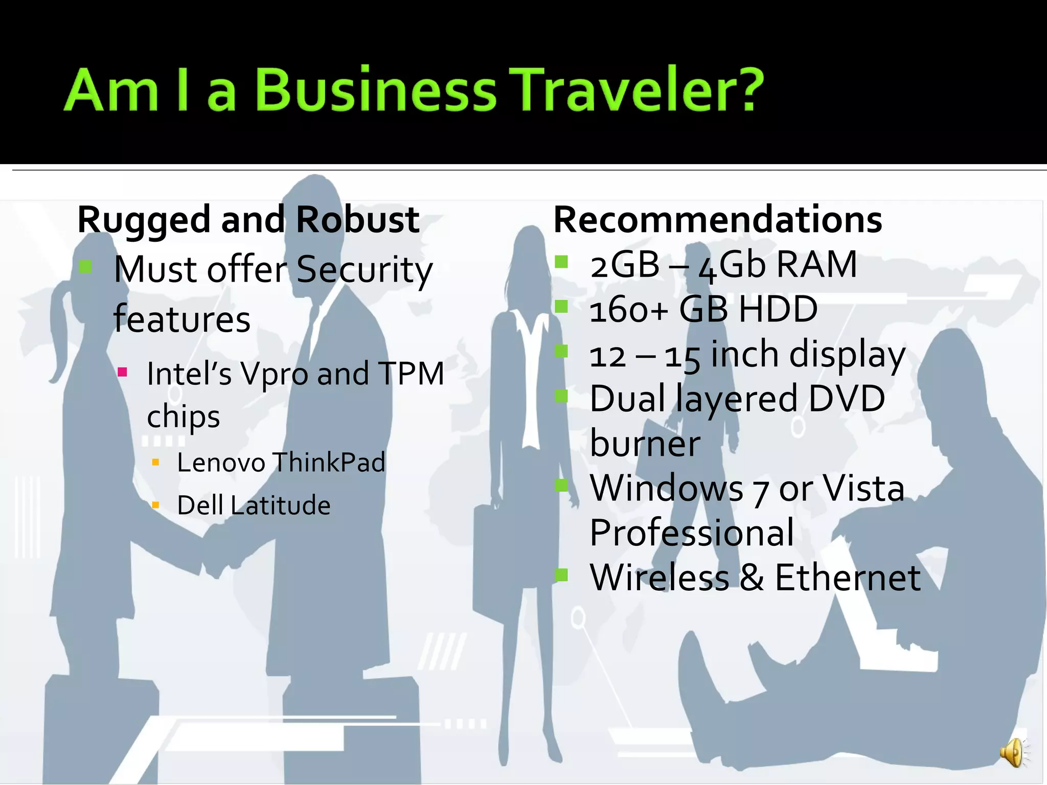 Guide To Selecting A Laptop | PPT | Laptops | Computing