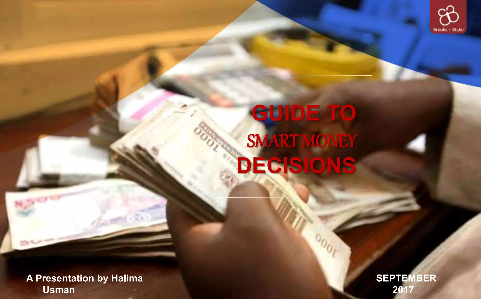 Guide to smart money decisions | PPTX