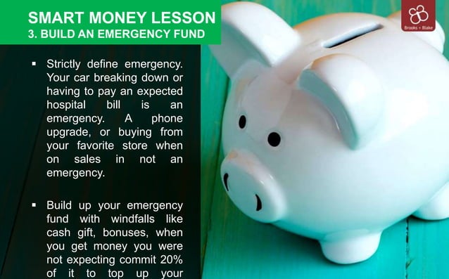Guide to smart money decisions | PPTX