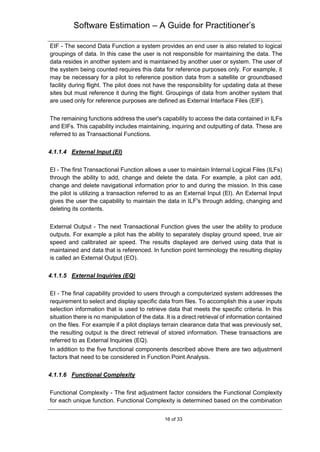 Guide to Software Estimation | PDF