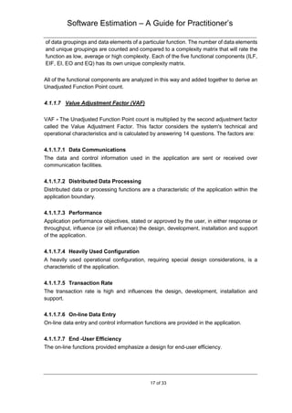 Guide to Software Estimation | PDF