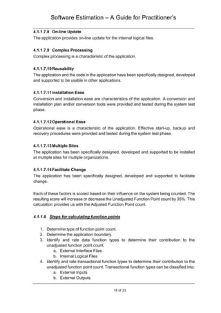 Guide to Software Estimation | PDF