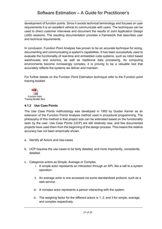 Guide to Software Estimation | PDF